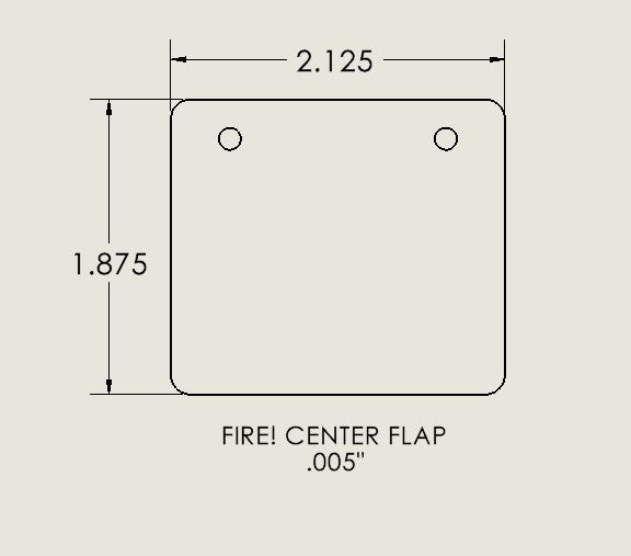 Fire! Center Ramp Flap – Ramp-O-Matic