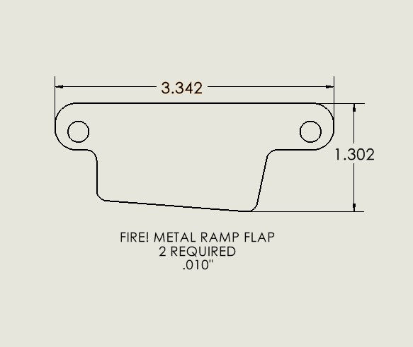Fire! Metal Ramp Bottom Flap – Ramp-O-Matic